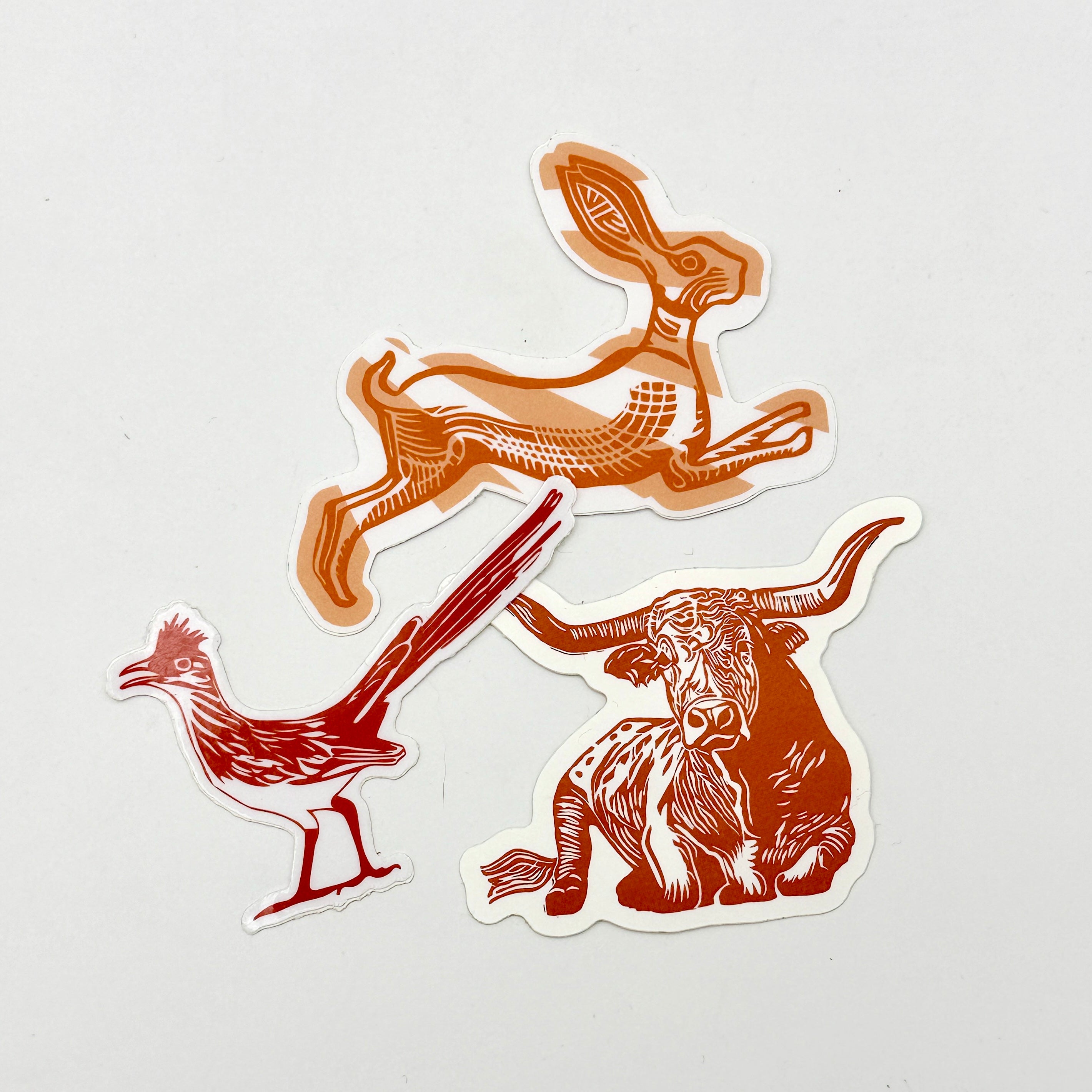 Longhorn Sticker Pack – Blue Genie Art Bazaar
