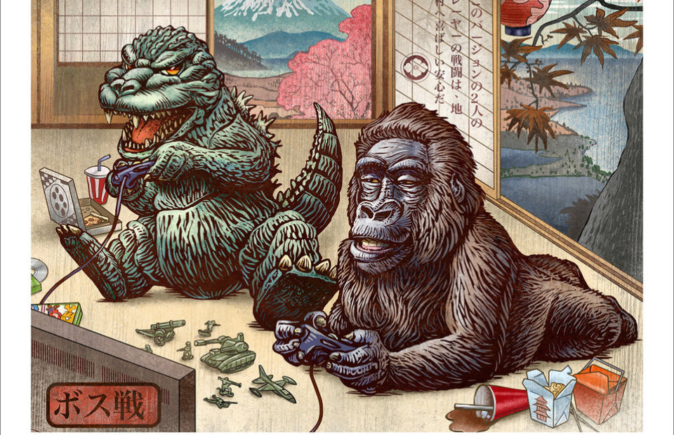 Boss Battle Print – Blue Genie Art Bazaar